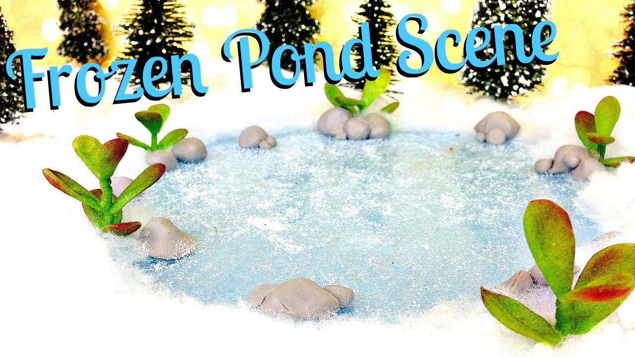How to Make a Frozen Pond for Christmas Village: DIY Magic!