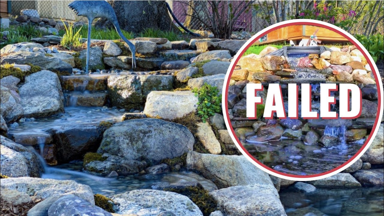 How to Build a Pond Waterfall And Stream: Simple Steps